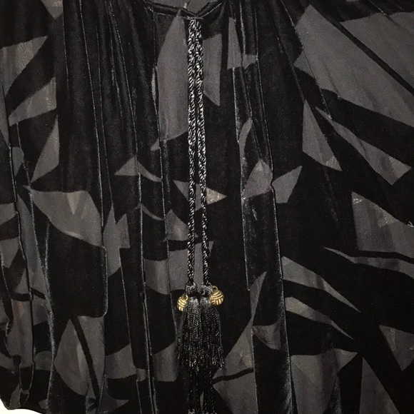 River Island | Tops | River Island Black Top Seethrough Pattern | Poshmark